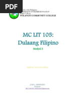 Modyul Sa Dula at Dulaang Filipino PDF | PDF