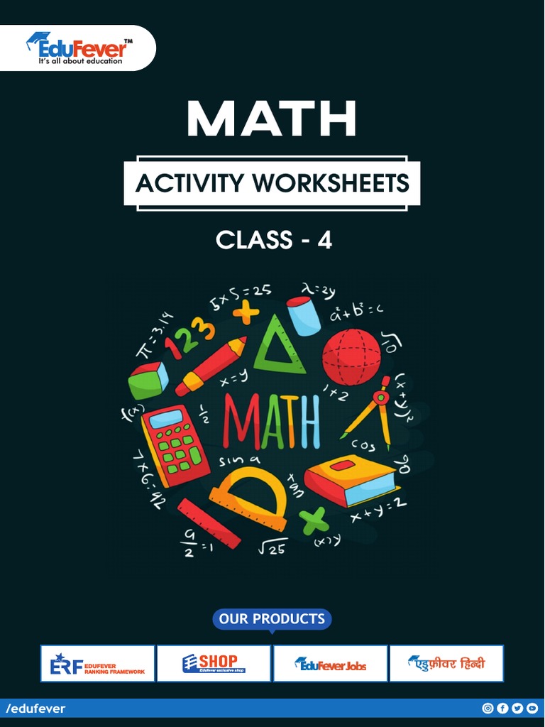 Class 4 Math Activity Worksheet 1 | PDF