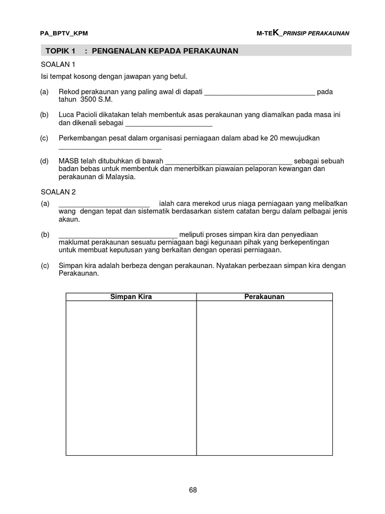 Nota Prinsip Perakaunan Pages 74 125 Pages 2 4 | PDF