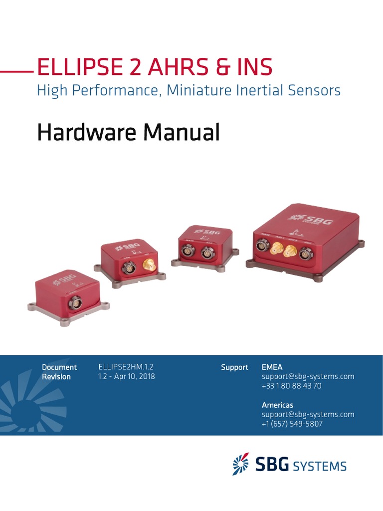 Ellipse 2 - Hardware Manual | PDF | Inertial Navigation System ...