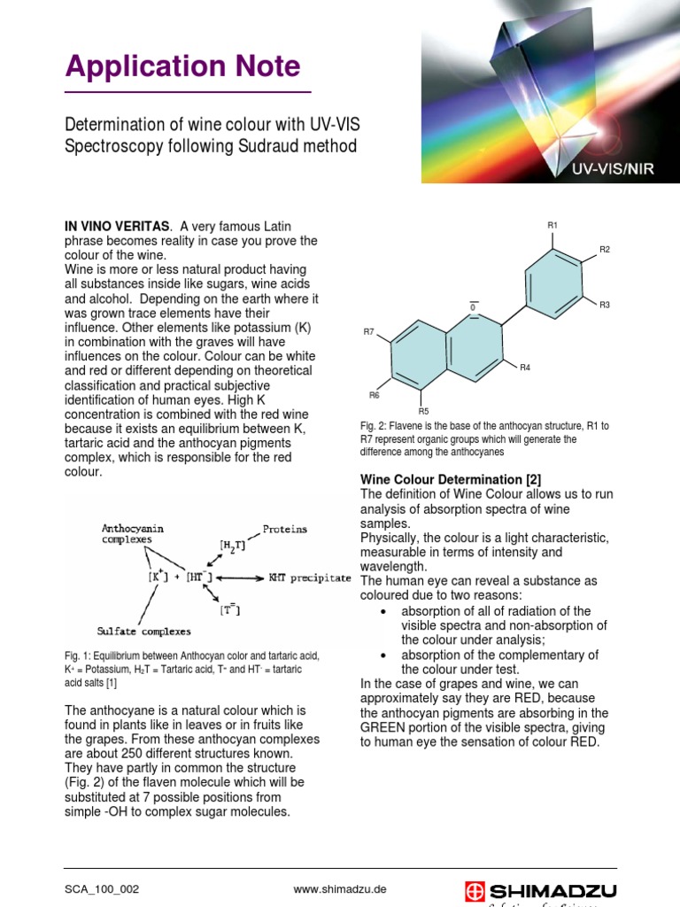 Appl UV Wine-Colour 06D en | PDF | Absorption Spectroscopy ...
