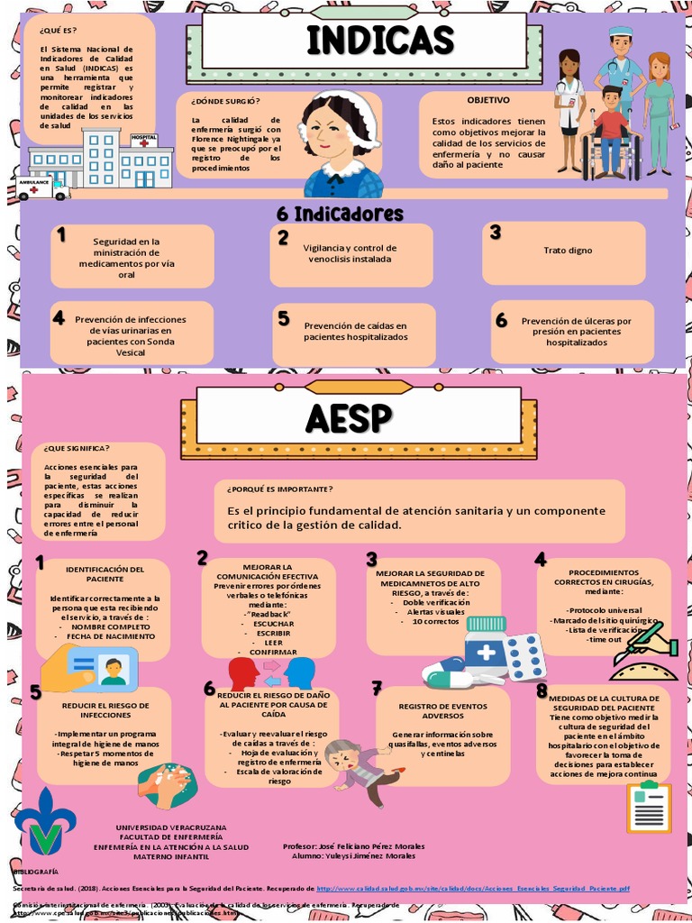 Metas Internacionales y AESP de Enfermería | PDF | Seguridad del paciente | Enfermería