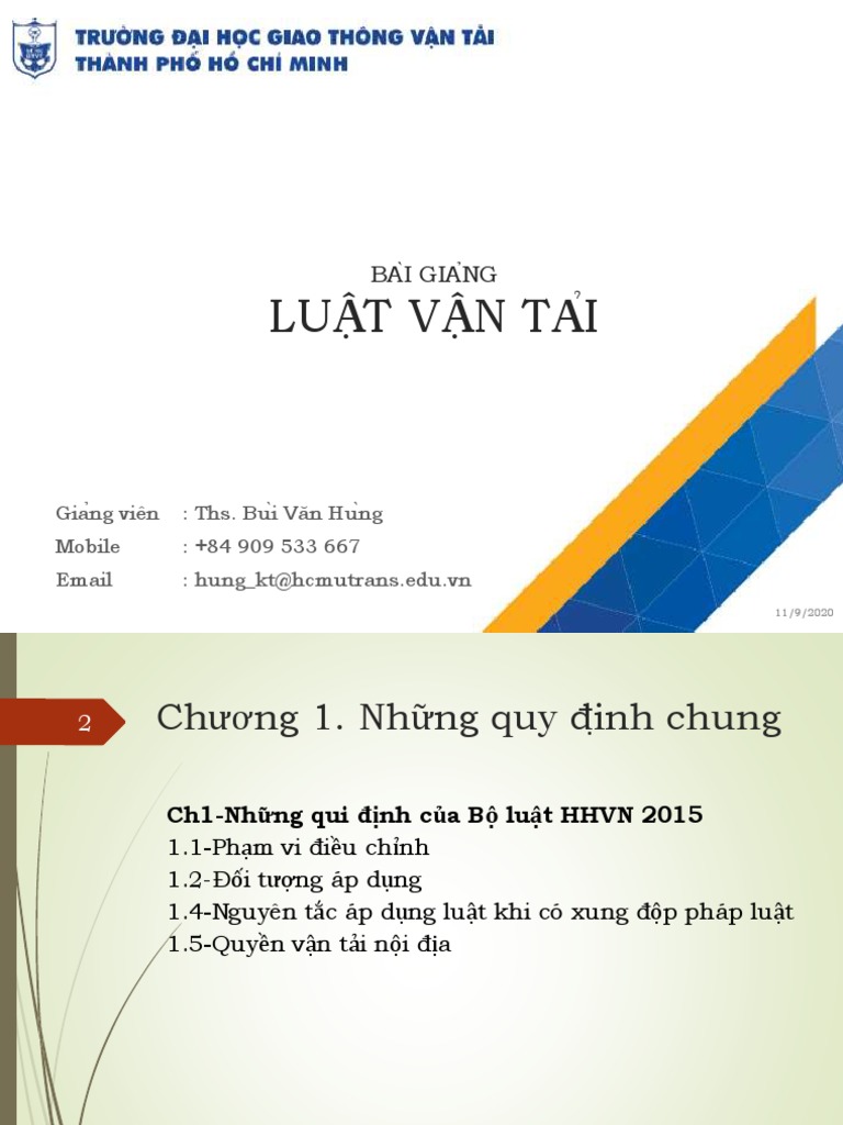 Bai Giang Luat Van Tai | PDF