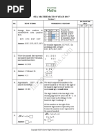 2021 Mathematics Paper 1 Answers | PDF | Teaching Methods & Materials