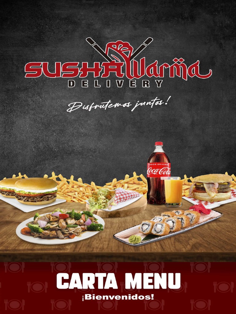 Modelo de Carta para Menu de Comida Rápida Chilena | PDF