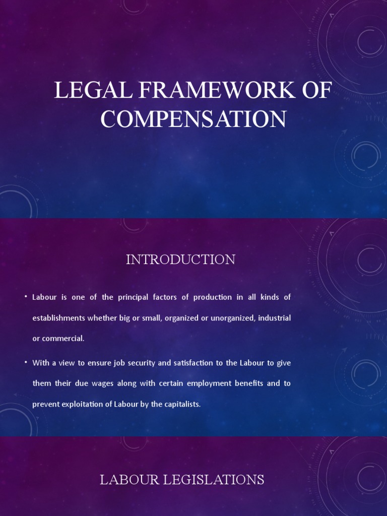 Legal Framework of Compensation | PDF | Employment | Salary