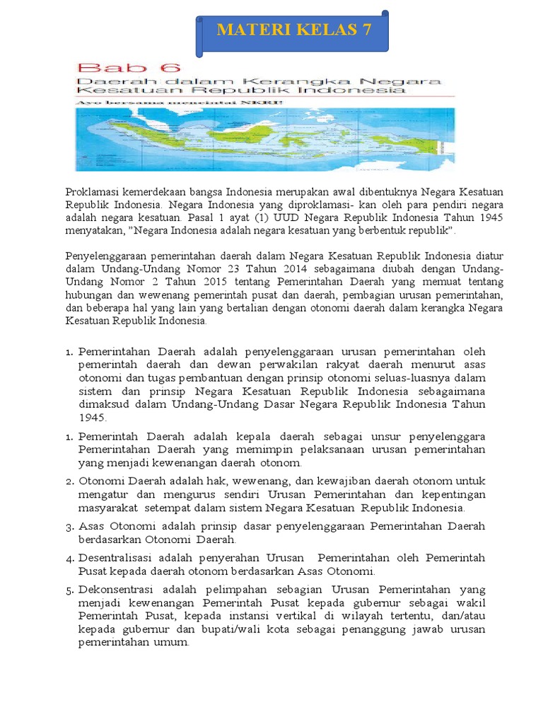 Kelas 7 Pertemuan 1 | PDF | Politik