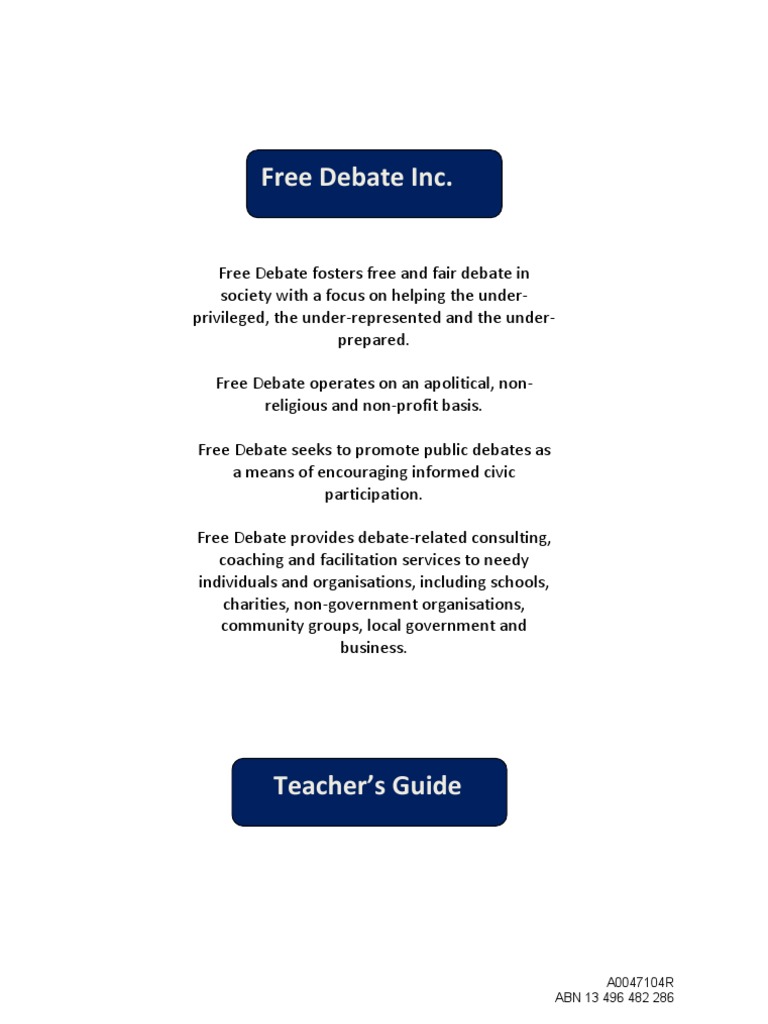 Empowering Free Debate Skills | PDF | Argument | Semiotics