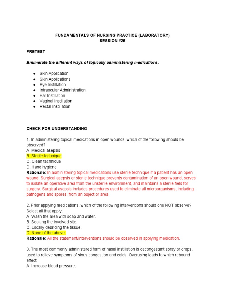 Topical Medication Administration Guide | PDF | Self-Improvement | Wellness