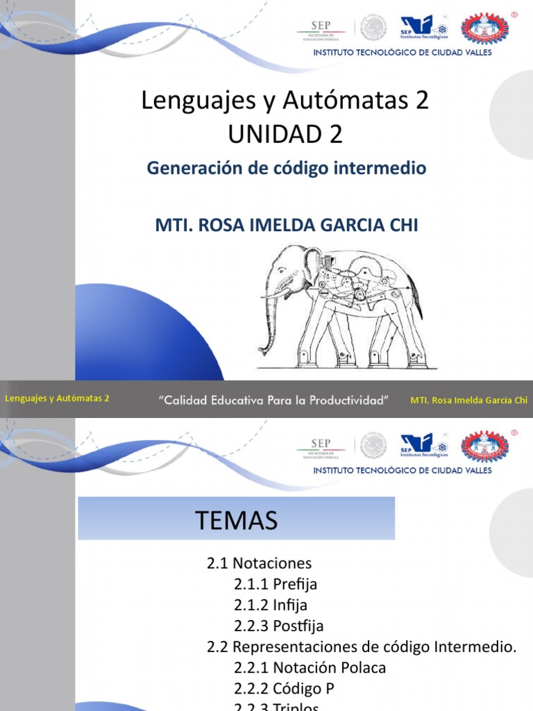 Unidad 2 Generación de Código Intermedio - 1 | Download Free PDF ... Unidad 2 Generación de Código Intermedio - 1 | Download Free PDF ...