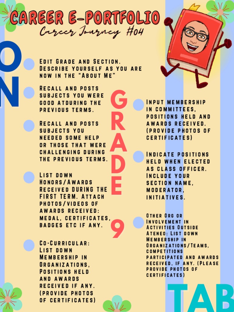 Career E-Portfolio Journey Checklist 4 | PDF