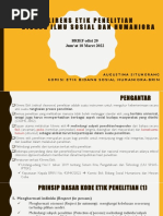 Pedoman Umum Pengusulan Klirens Etik Riset | PDF | Seni