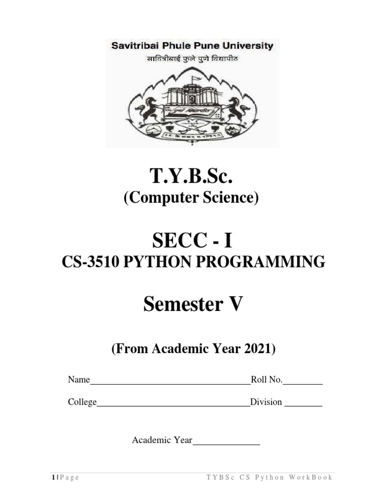 Python Lab Workbook Final 2021 Updated Pdf Control Flow Python Programming Language