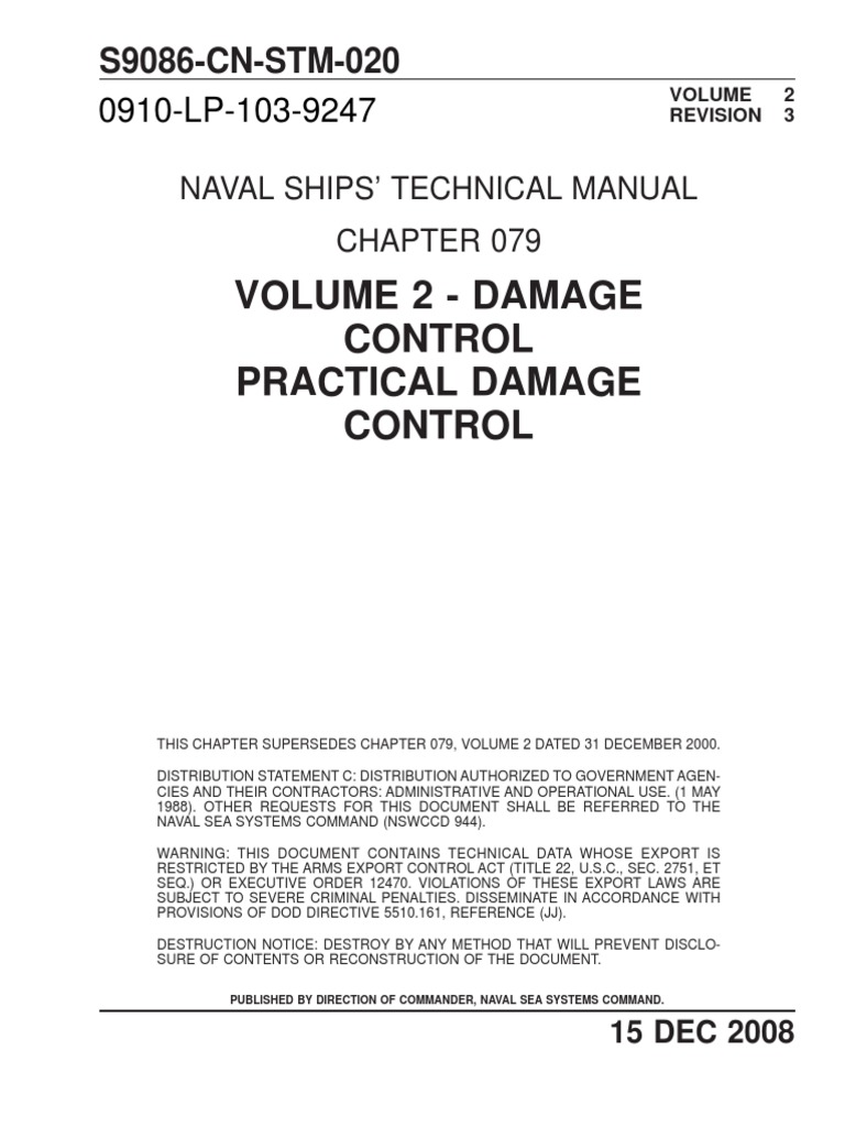NSTM 079 v2 r3 (DC - Practical DC Dec 08) | PDF | Manufactured Goods