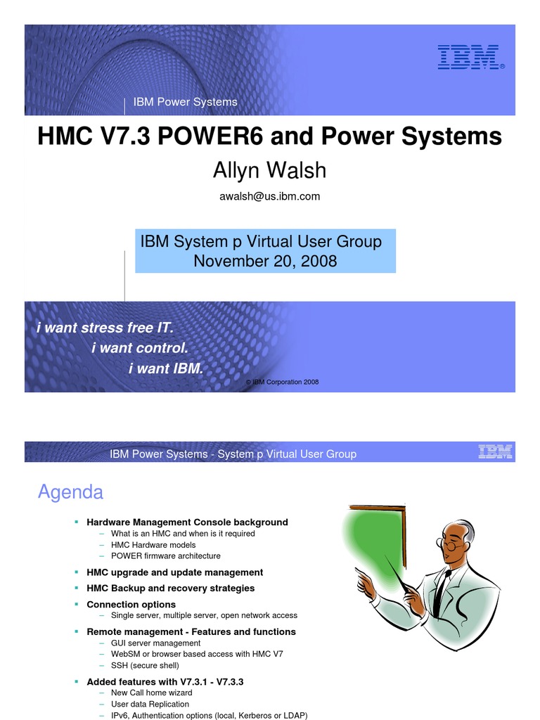 HMC+and+V7+System+p VUG | PDF | Backup | Virtualization