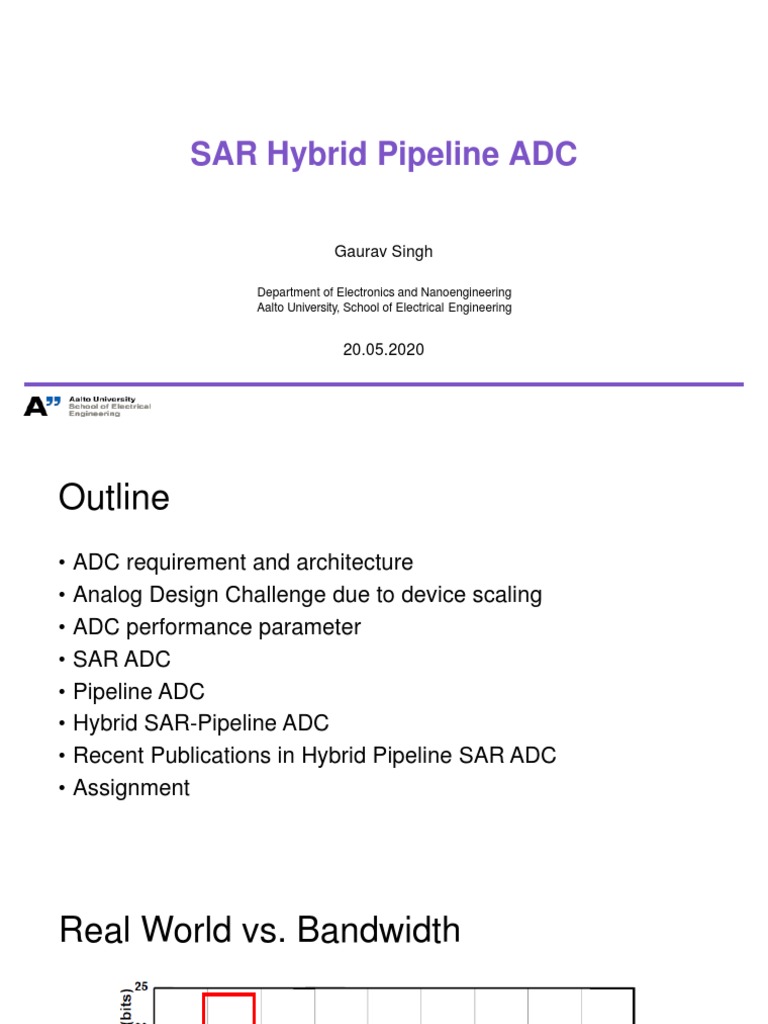 Hybrid Pipeline SAR ADC | Download Free PDF | Analog To Digital ...