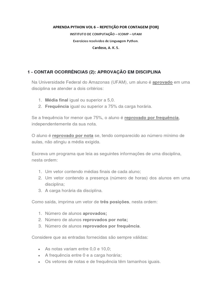 Aprenda Python Vol 6 Pdf Números Limite Matemática
