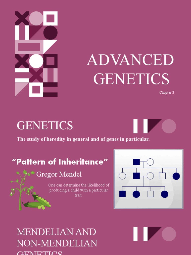 Advanced Genetics | PDF | Heredity | Genetics