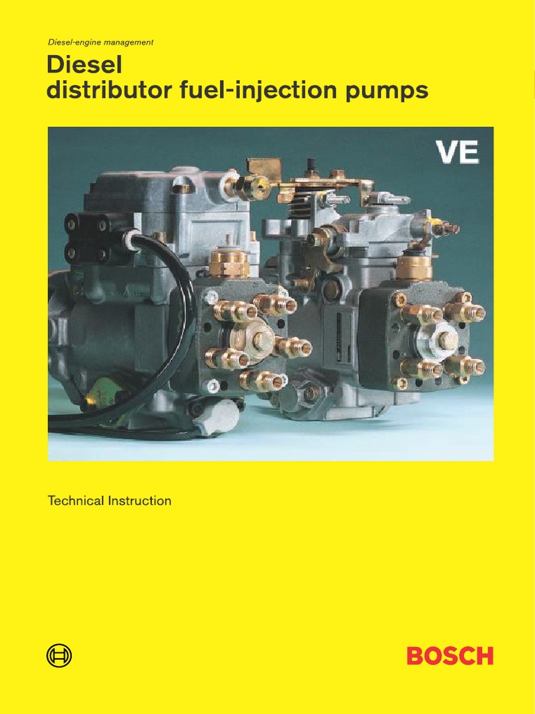 Bosch VE Pumps | PDF | Diesel Engine | Fuel Injection