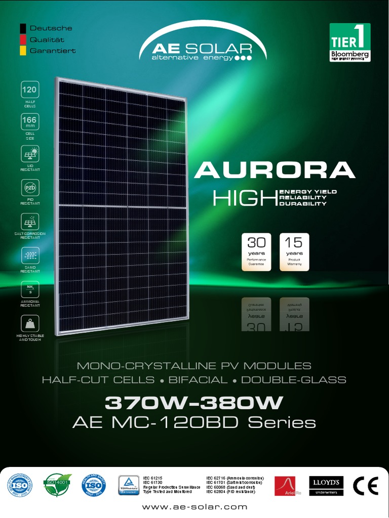 Aurora: AE MC-120BD Series | PDF | Corrosion | Physical Quantities