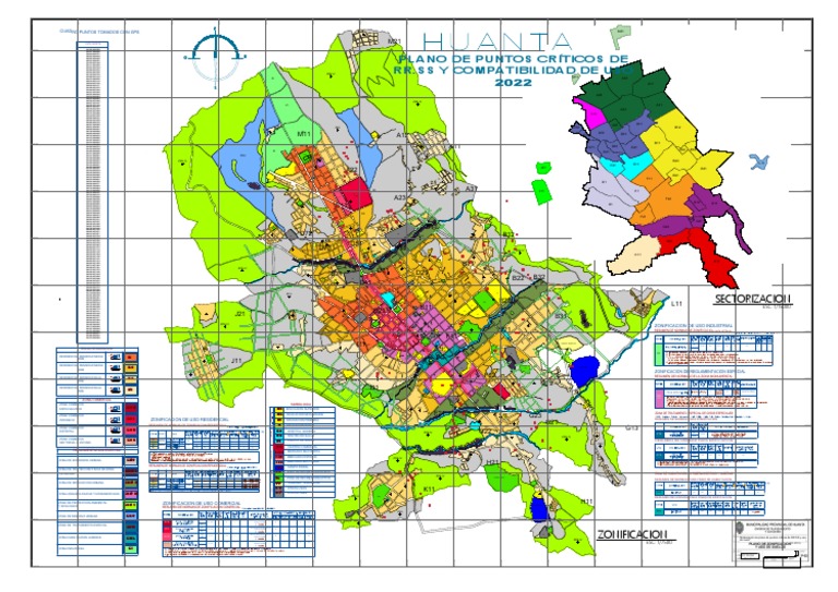 Mapa Zonificación y Usos de Suelo | PDF