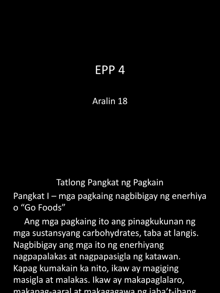 EPP 4 Aralin 18 | PDF