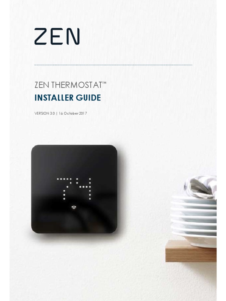 Zen Thermostat Manual | PDF