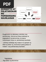Q4 - AP9 - Week 1 - Mga Palatandaan NG Pambansang Kaunlaran | PDF