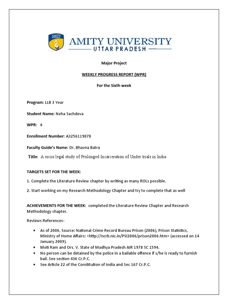 WPR 6 | PDF | Bail | Public Sphere