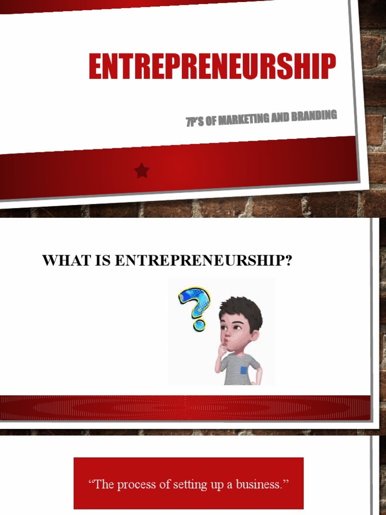 Entrepreneurship PPT Module 1 (Autosaved) | PDF | Marketing | Brand