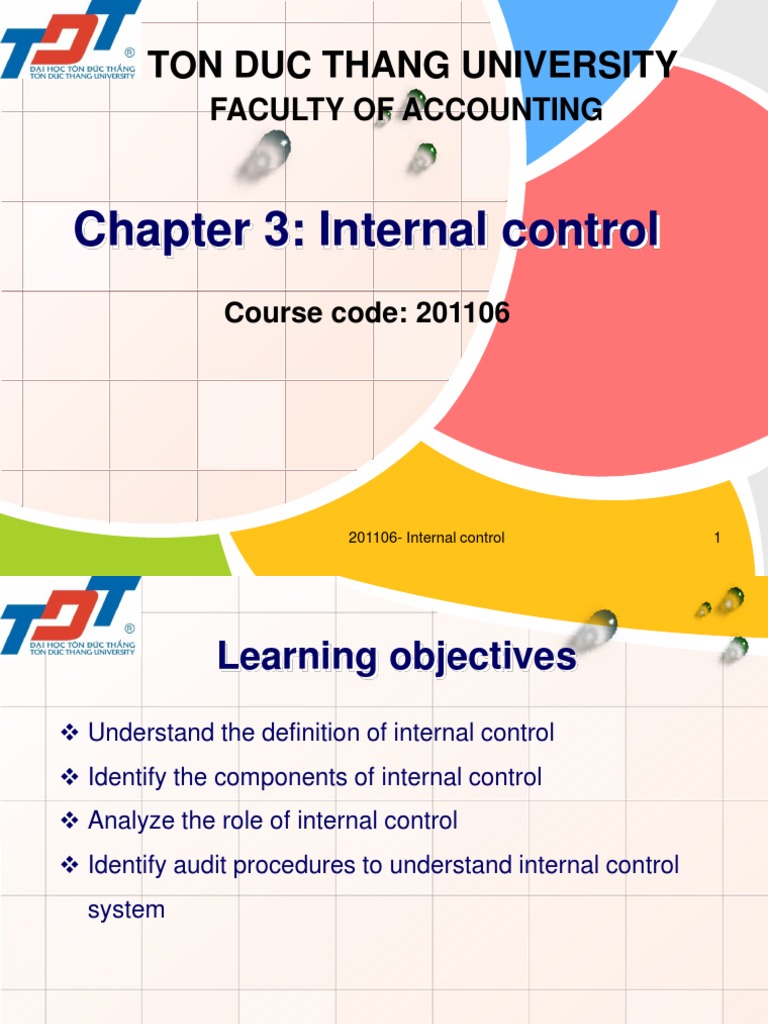 Chapter 3 Internal Control | PDF