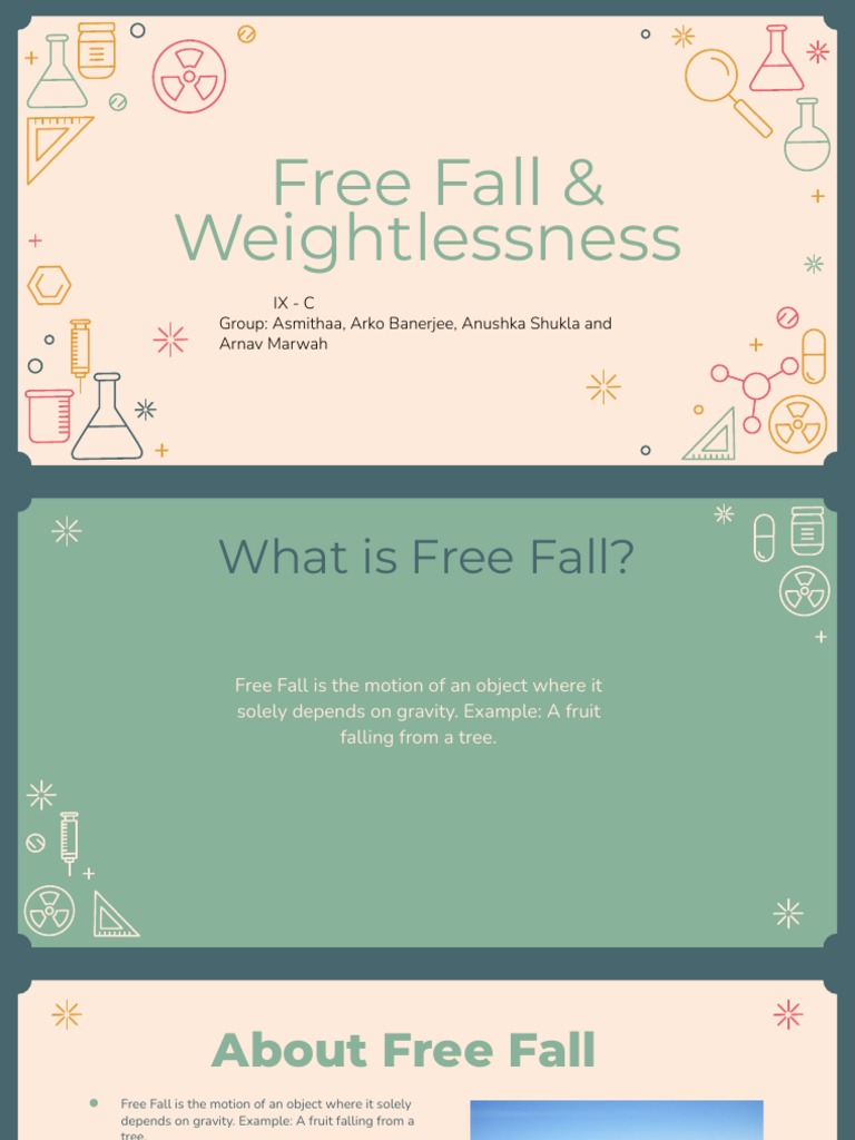 Freefall and Weightlessness Final | PDF | Weightlessness | Weight