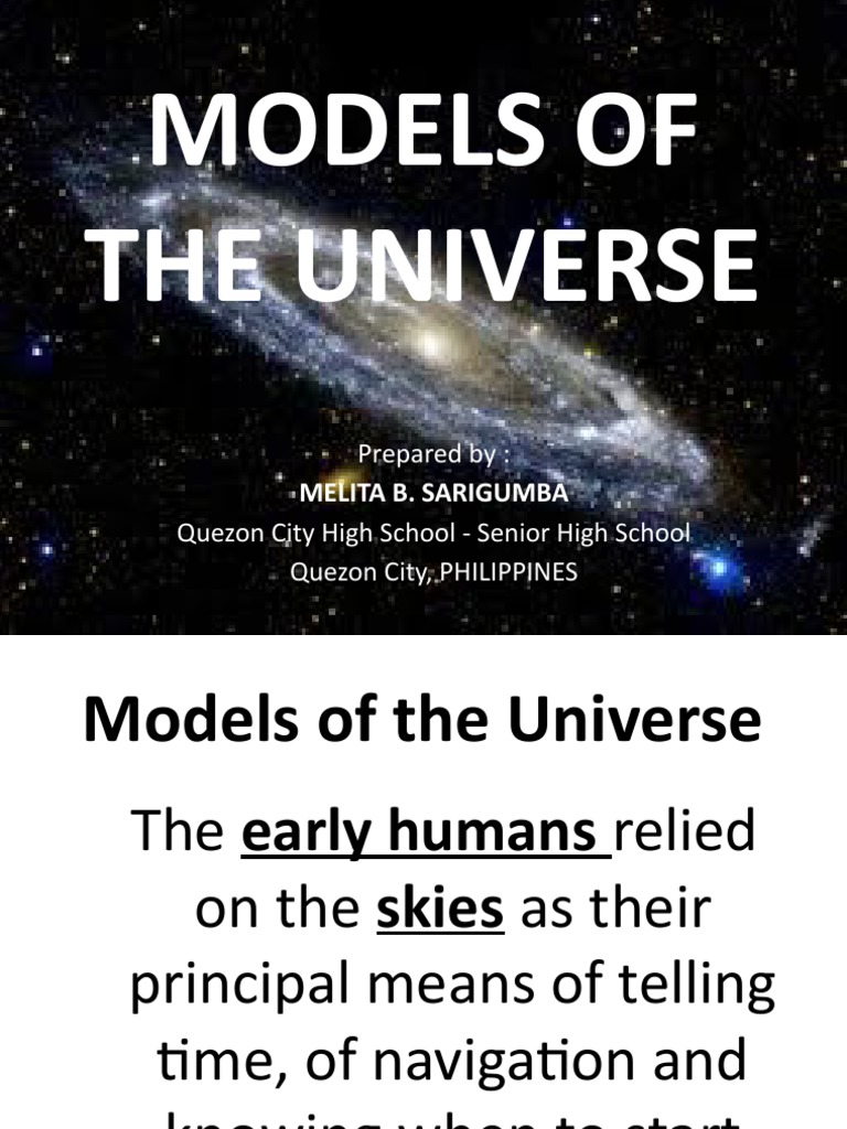 Models of the Universe: A Historical Overview of Ancient Astronomical ...
