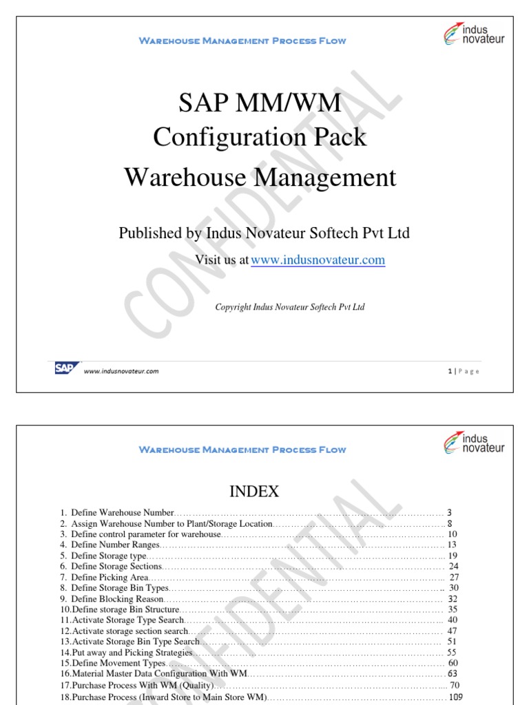Warehouse Management Process Flow | PDF