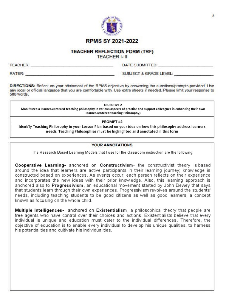 Annotation in Indicator 8 | PDF