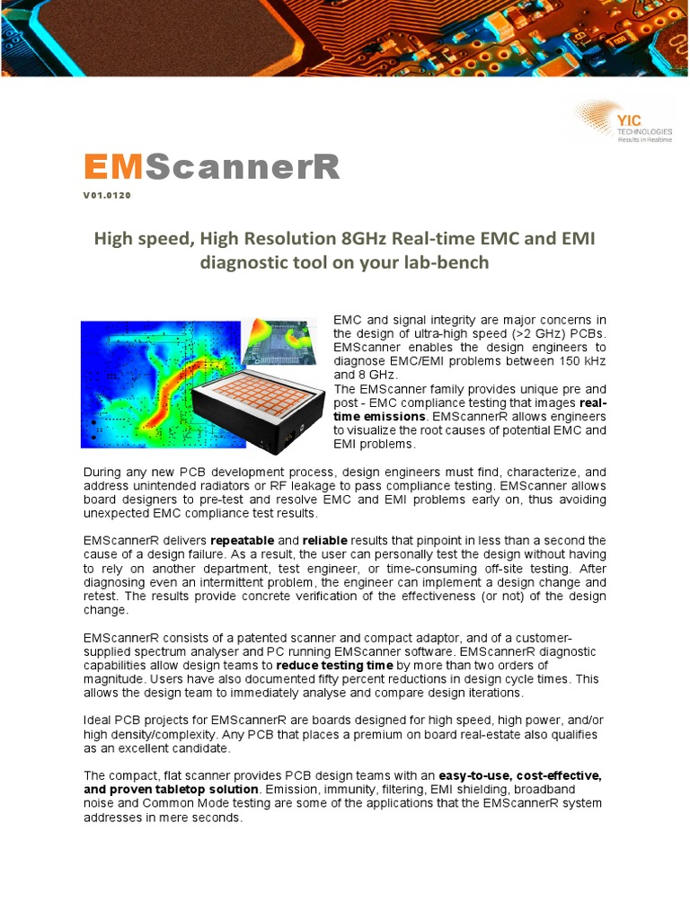 Scannerr: High Speed, High Resolution 8Ghz Real-Time Emc and Emi ...