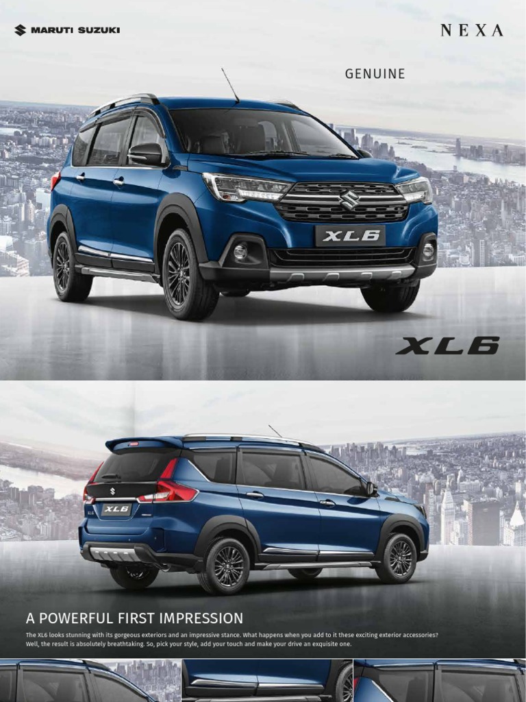 XL6 Accessories BrochureNew | PDF | Private Transport | Motor Vehicle