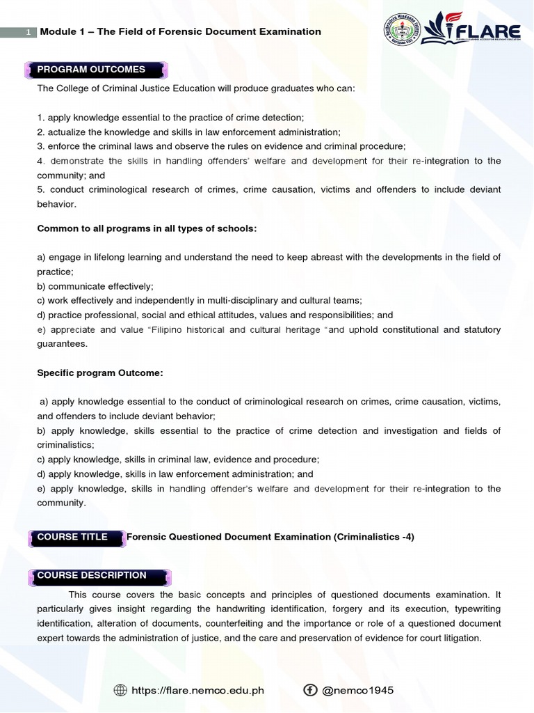 Forensic Document Examination Guide | PDF | Forensic Science | Document