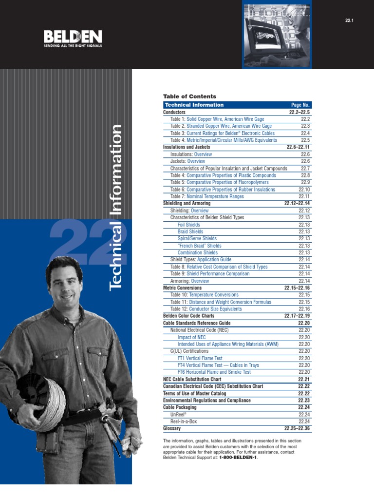 Cable Catalog Belden | PDF | Polyvinyl Chloride | Insulator (Electricity)