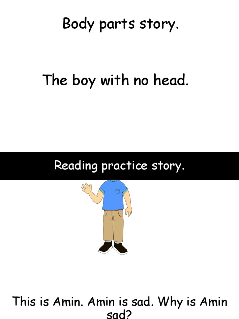 Body Parts Story - The Boy With No Head-Amin1 | PDF