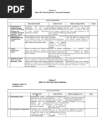 Scoring Rubrics For Architectural Design 10 | PDF | Concept | Theory