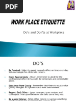 Office Etiquette and Decorum Guide | PDF | Etiquette | Behavioural Sciences
