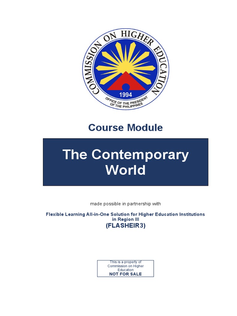 Course Module Contemporary World | PDF | Globalization | Learning