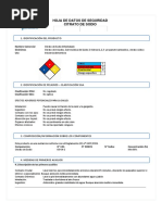 Tabla Ficha de Datos de Seguridad Tollens y Nylander | PDF | Agua | Quemar