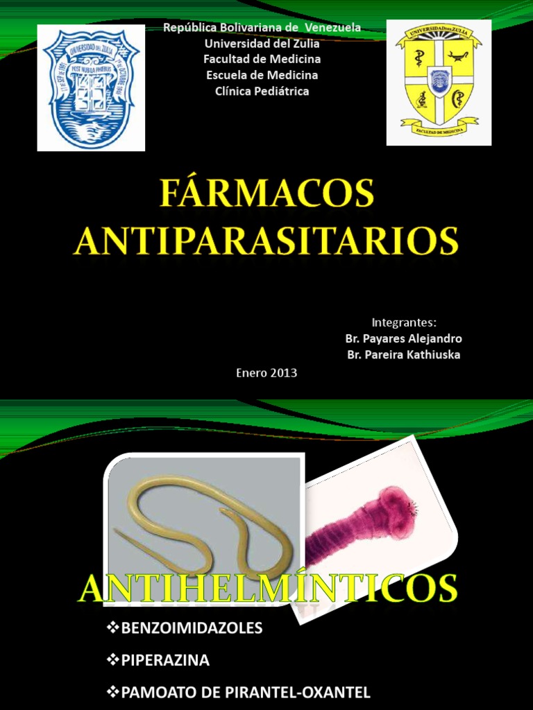 Antiparasitarios | PDF | Parasitología | Medicina