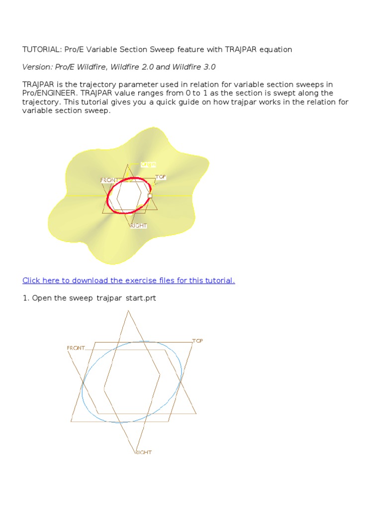 Variable Section Sweep-TRAJPAR EQN. | PDF