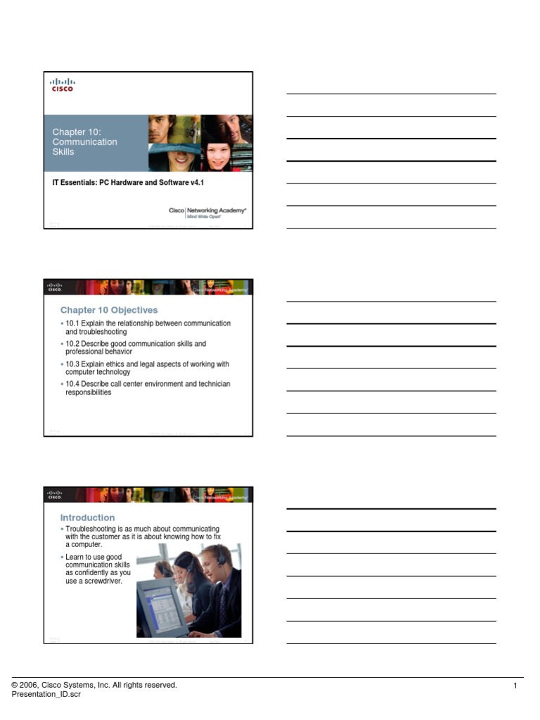 ITE PC v41 Chapter10 | PDF | Help Desk | Microsoft Windows