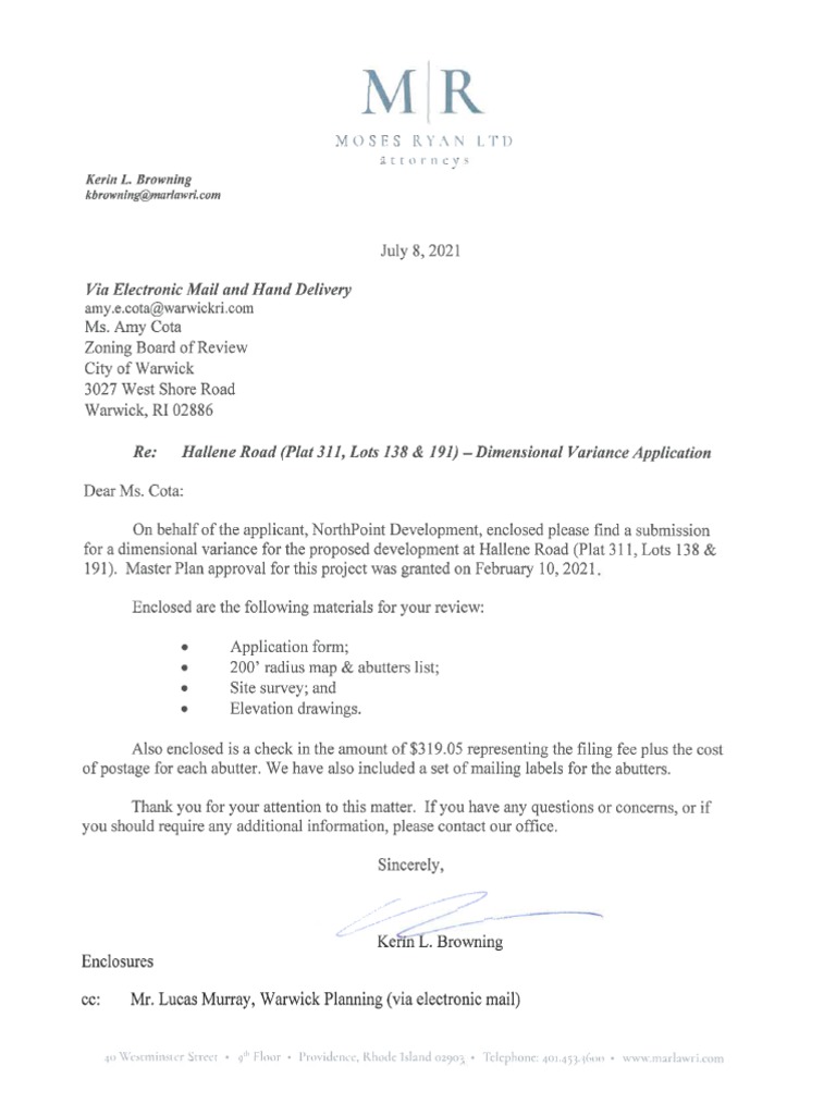 NorthPoint Variance Application Package 2021-07-08 | PDF | Stormwater ...