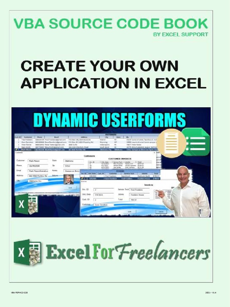 Dynamic UserForm v1.0 | PDF | Microsoft Excel | Computing