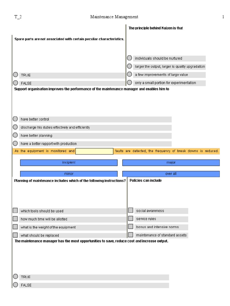 Effective Maintenance Management Guide | PDF